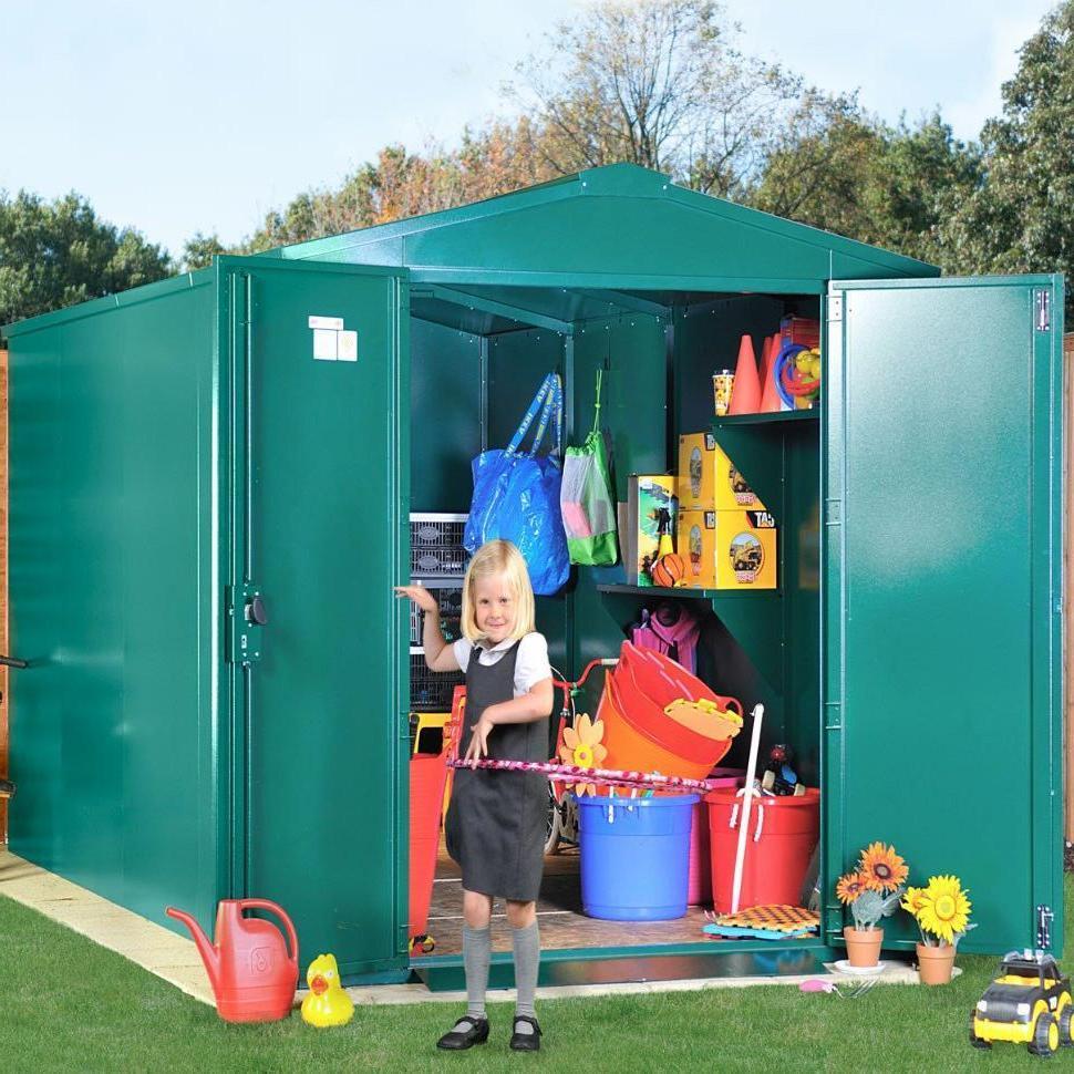 Centurion Plus 2 School / Nursery Outdoor Metal Storage Shed ...