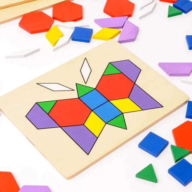 Wooden Pattern Matching Shapes | Educational Equipment Supplies