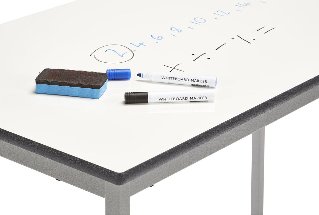 Dry Wipe Whiteboard Top Fully Welded Circular Classroom Tables ...