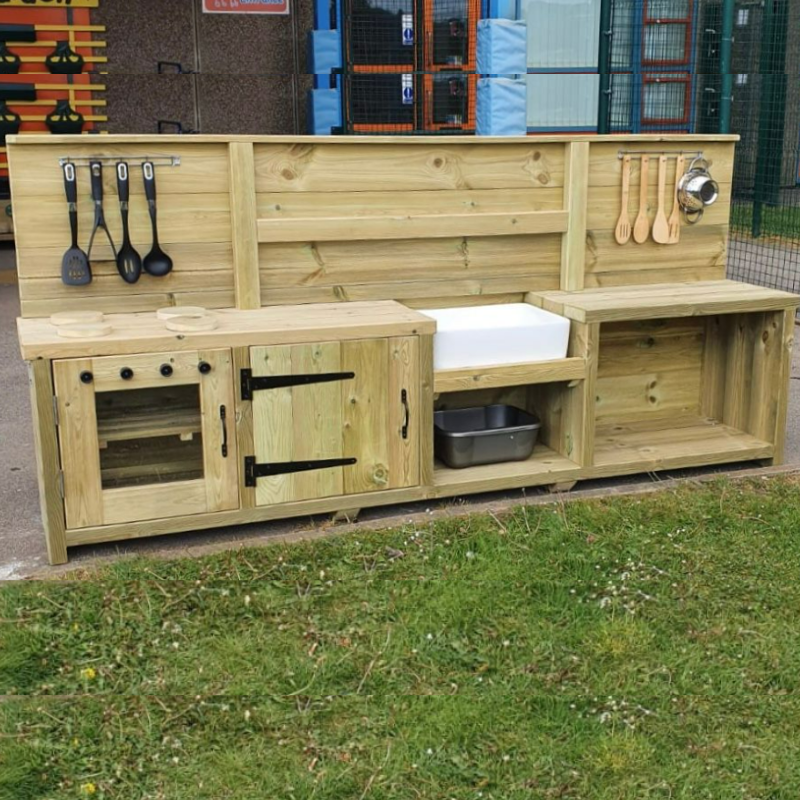 Outdoor Early Years Large Mud Kitchen | Educational Equipment Supplies