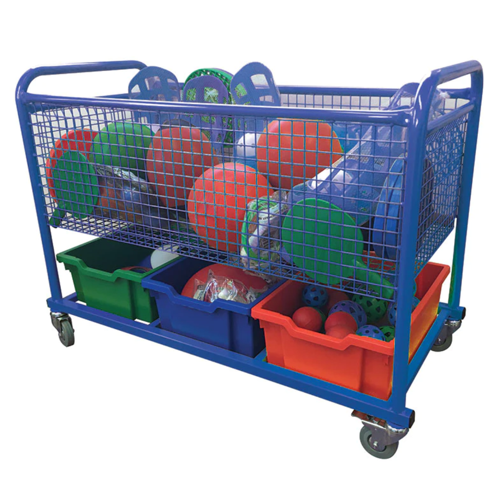 Heavy Duty Sports Storage Trolley | Educational Equipment Supplies