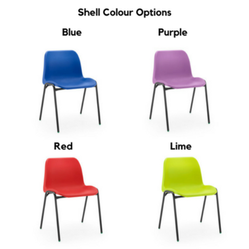 Hille Affinity Poly School Chair + Seat & Back Pads | Educational ...
