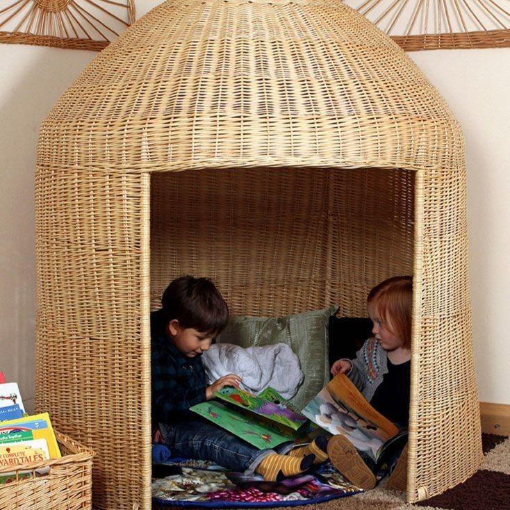 Children's Indoor Wicker Hideout | Educational Equipment Supplies