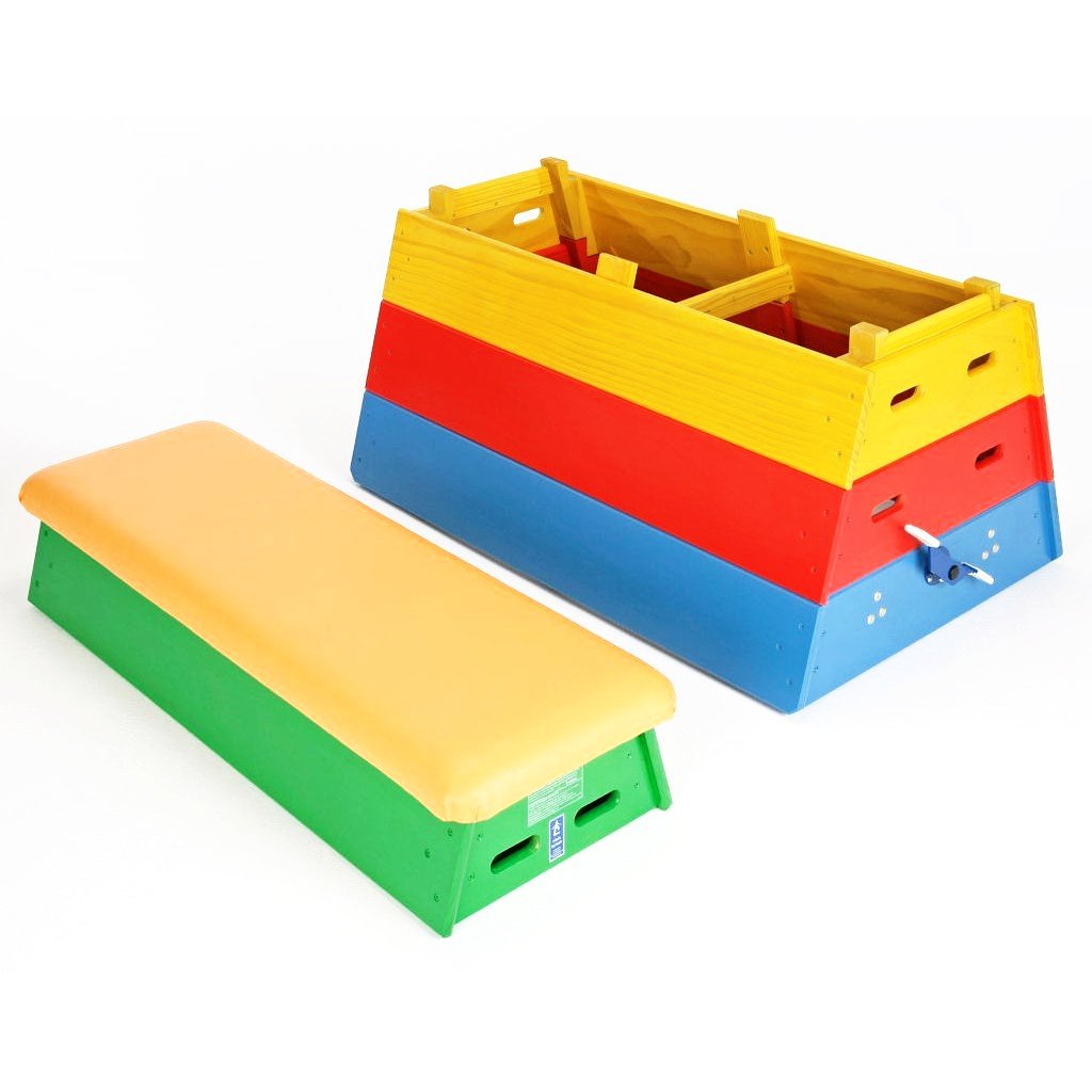 Wheeled Coloured Junior Vaulting Box | Educational Equipment Supplies