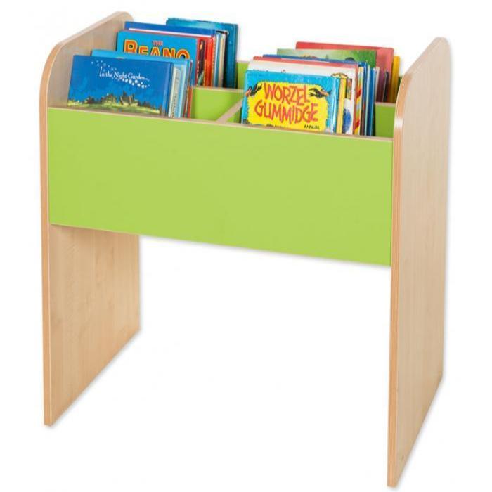 Kubbyclass Library Double Tall Book Browser - Lime | Educational ...