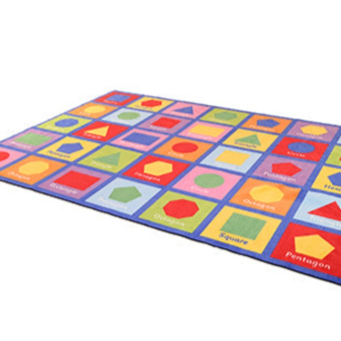 Large Shapes Learning Carpet W2570 x D3600mm | Educational Equipment ...