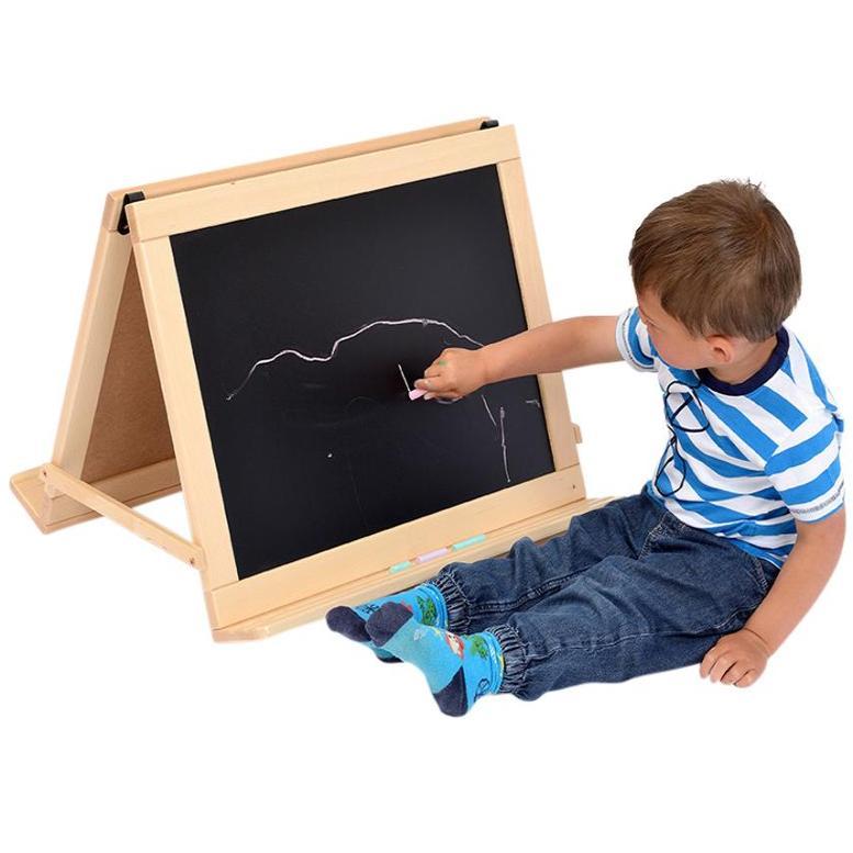 Table Top/Floor Double Sided Mobile Easel | Educational Equipment Supplies