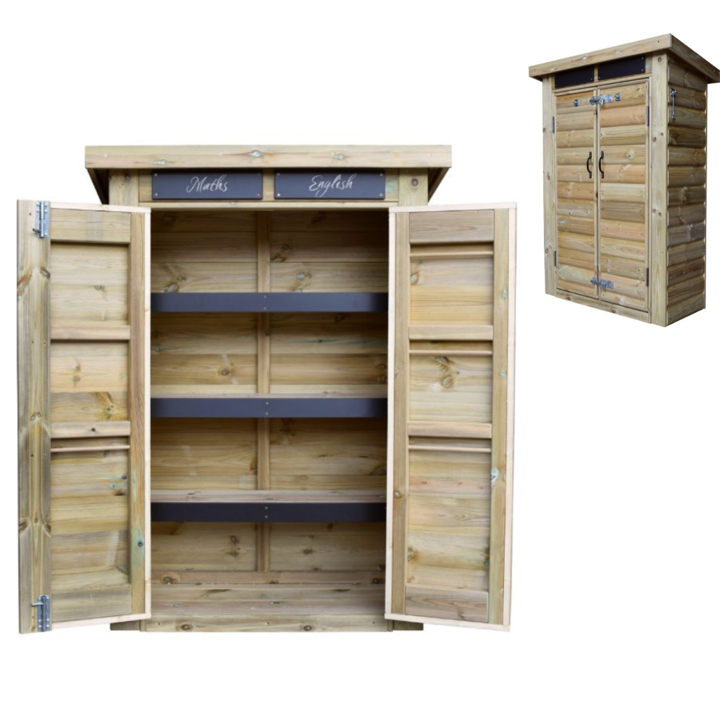 Wooden Outdoor Reading Cupboard Shed | Educational Equipment Supplies