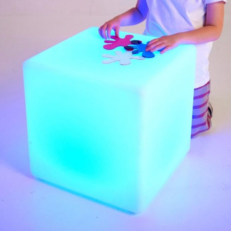 Sensory Mood Light - Colour Changing Cube 40 x 40cm | Educational ...