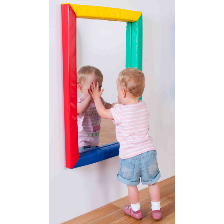 Rectangular Safety Mirror With Padded Frame 550 x 750mm | Educational ...