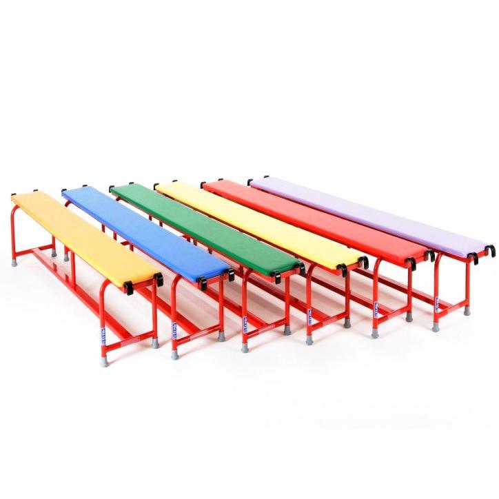 Steel Upholstered Balance Bench L2m | Educational Equipment Supplies
