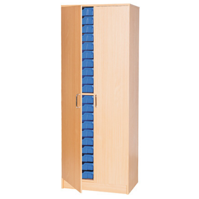 40 Tray Storage Cupboard - Full Doors H1838 x D480 x W690mm ...