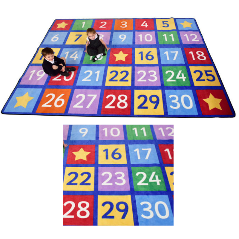 Number Counting Learning Carpet 3500 x 2500mm | Educational Equipment ...