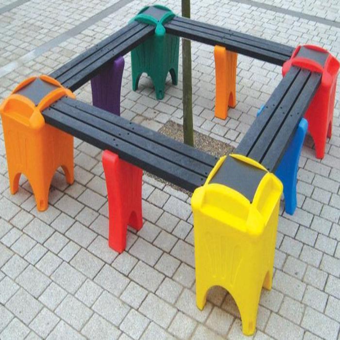 Outdoor Modular Seating Set - Square | Educational Equipment Supplies