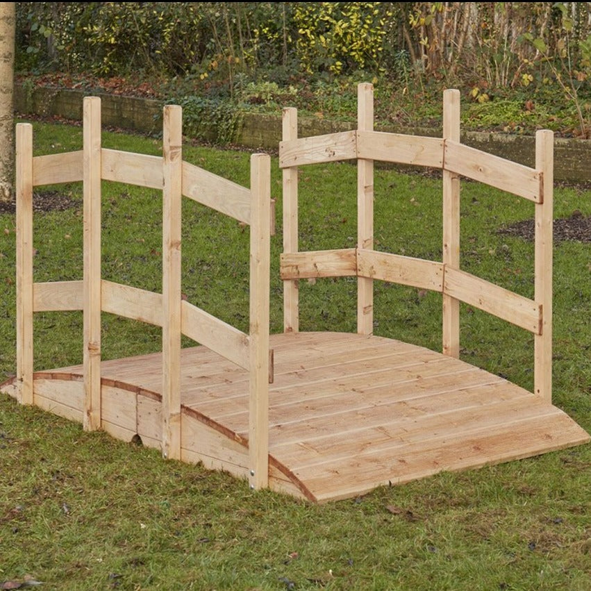 Outdoor Wide Wooden Transporter Bridge | Educational Equipment Supplies
