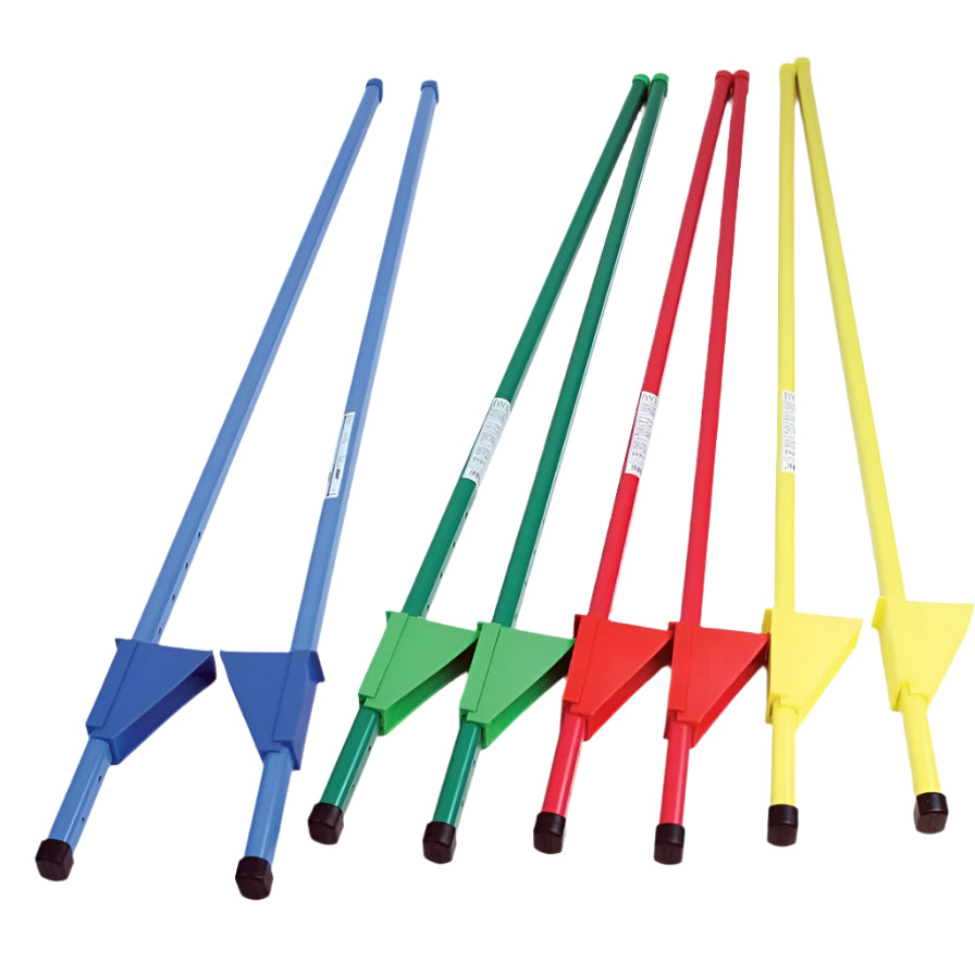 Plastic Colour High Stilts 4 x Pkt | Educational Equipment Supplies