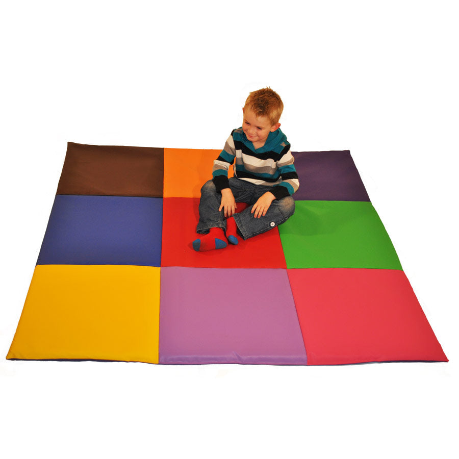 Patchwork Nursery Soft Play Activity Mat | Educational Equipment Supplies