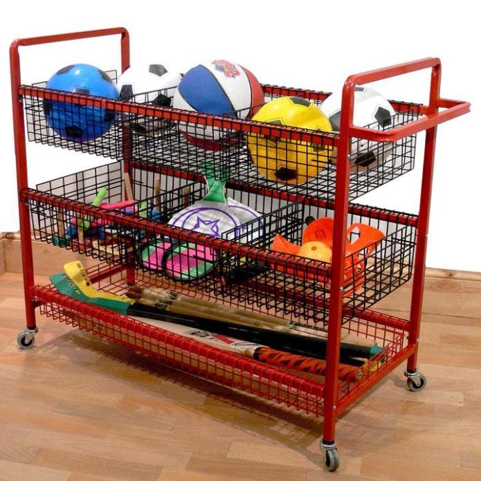 PE Storage Trolley | Educational Equipment Supplies