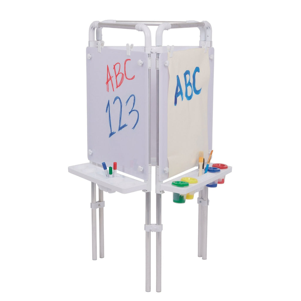 Indoor/Outdoor Drywipe 3 Sided Easel | Educational Equipment Supplies