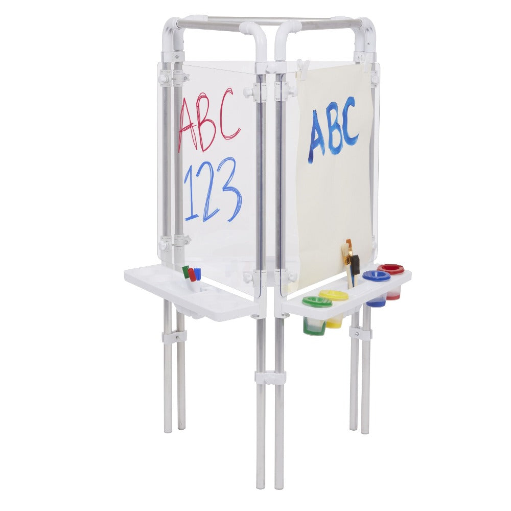Perspex 3 Sided Easel - Clear Boards | Educational Equipment Supplies