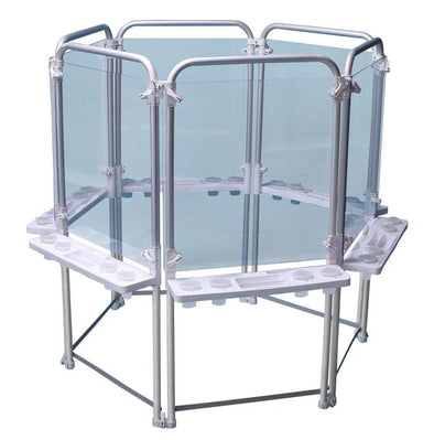 Perspex 6 Sided Easel - Clear Boards | Educational Equipment Supplies