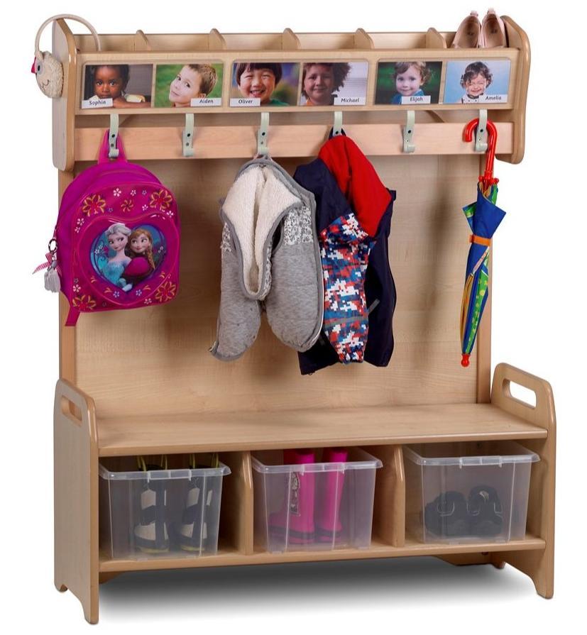 Playscapes Welcome Freestanding Cloakroom Unit x 4 | Educational ...