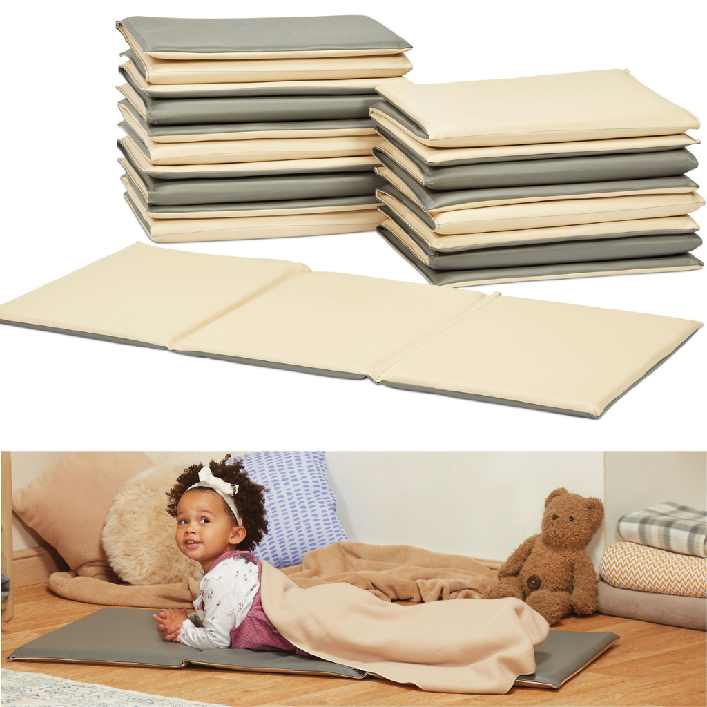 Playscapes Folding Sleep & Rest Mats x 10 | Educational Equipment Supplies