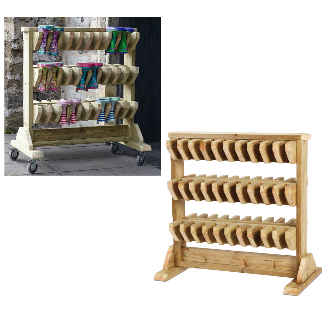 Millhouse Outdoor Double-Sided Welly Storage | Educational Equipment ...