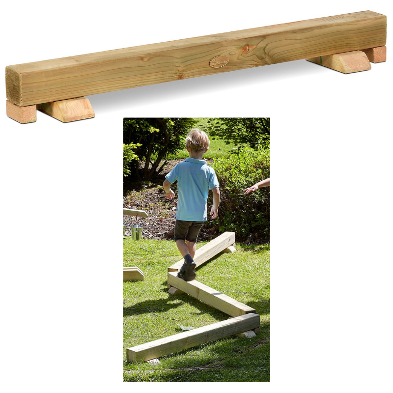 Millhouse Outdoor Wooden Balance Beam 1.2m | Educational Equipment Supplies