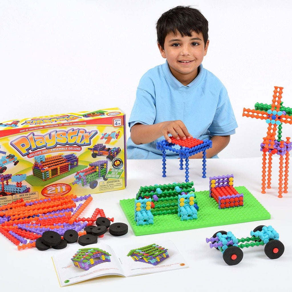 Playstix Deluxe Plastic Construction Set | Educational Equipment Supplies