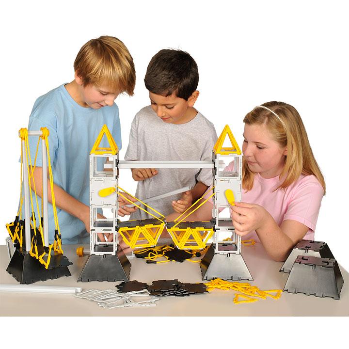 Polydron Bridges Set - 134 Pieces | Educational Equipment Supplies