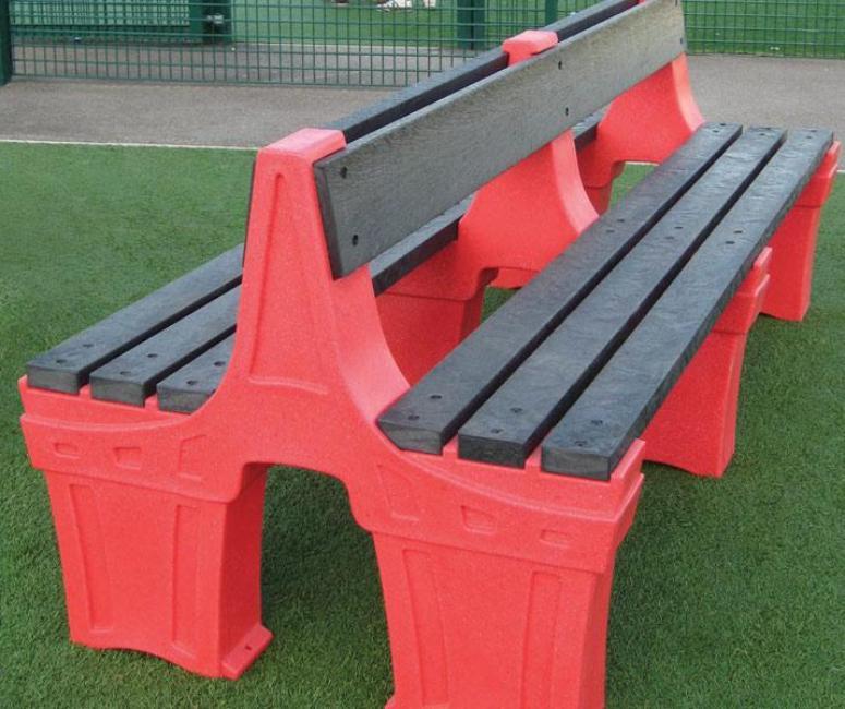 Composite Premier Double-Sided Outdoor Seating | Educational Equipment ...