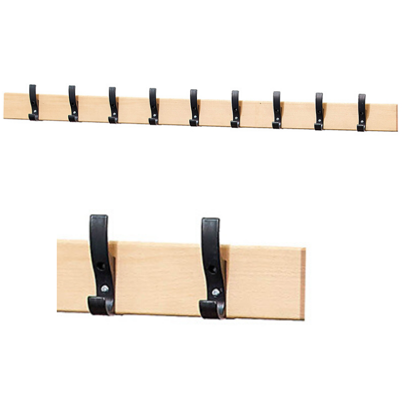 Premium Cloakroom - 12 x Coat Hook Board | Educational Equipment Supplies