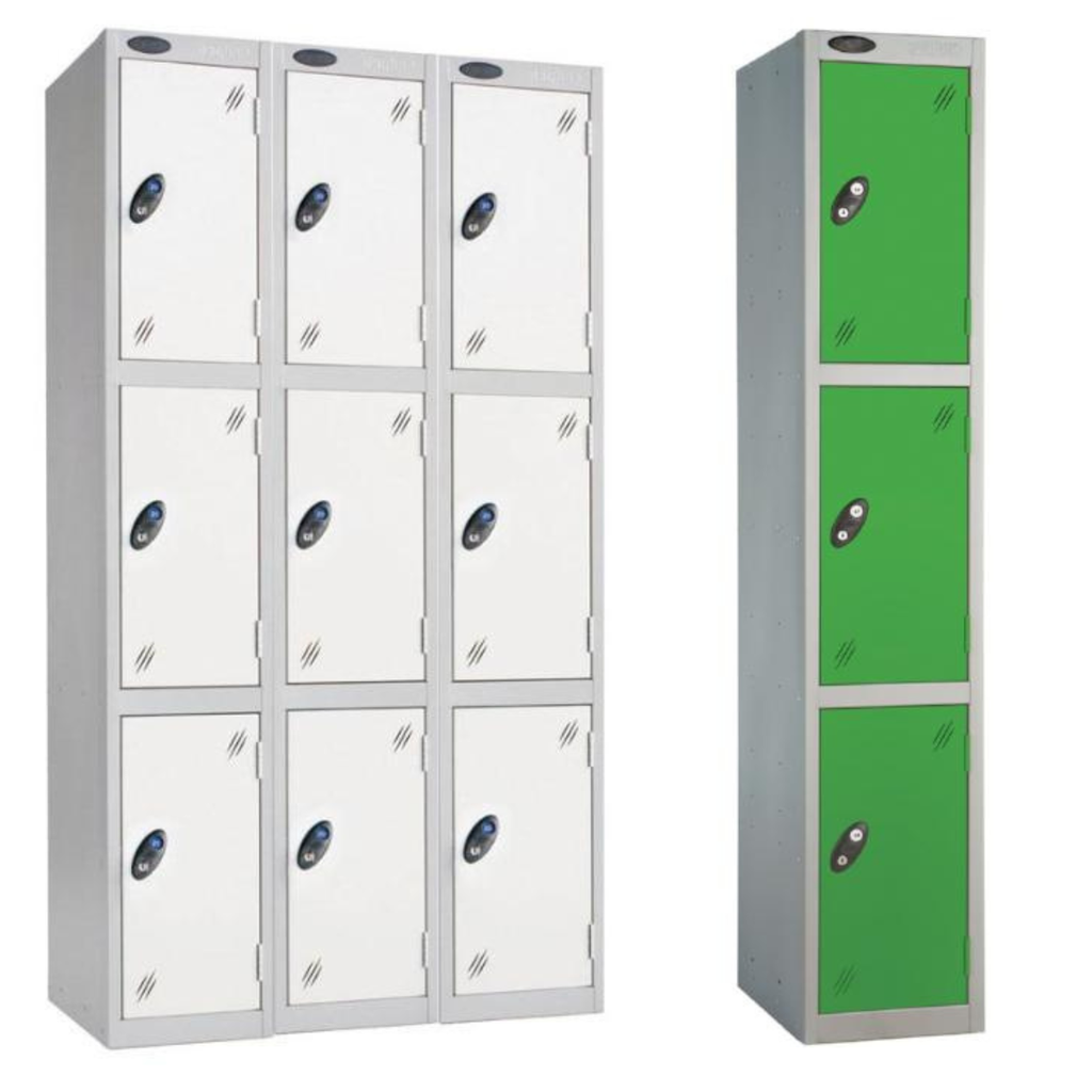 Probe Steel School Locker - Three Doors | Educational Equipment Supplies