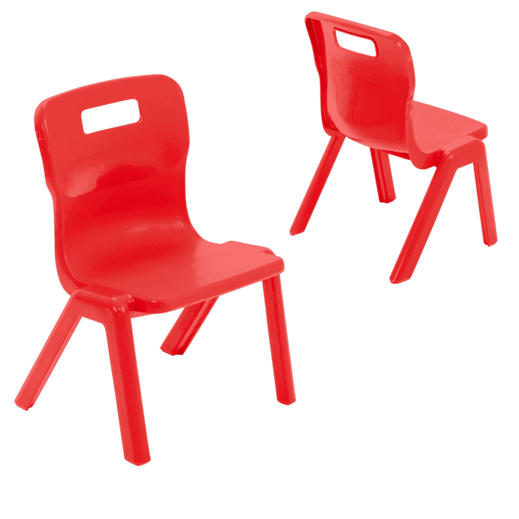 Titan One Piece Classroom Chair H260mm Ages 3-4 Years | Educational ...