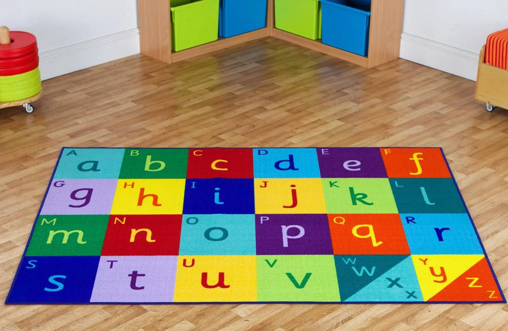 Rainbow™ Alphabet Learning Carpet W2000 x D1500mm | Educational ...
