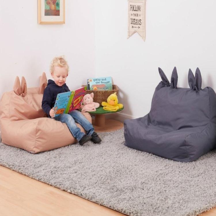 Reading Rabbit Bean Bag Sofas (2pk) | Educational Equipment Supplies