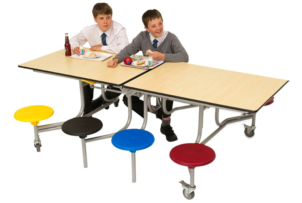 Spaceright 8 Seat Rectangular Mobile Folding Dining Table - L238 x W150 ...