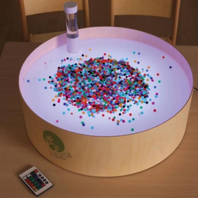 Round Sensory Magic Light Table | Educational Equipment Supplies