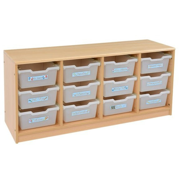 Rs Static Tray Storage Unit - 12 Deep Trays | Educational Equipment ...