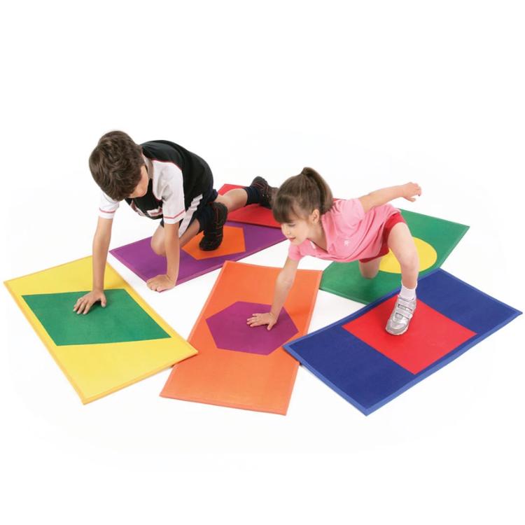 ActivColour Shape Gym Floor Mats | Floor play Carpets & Rugs | www.ee ...