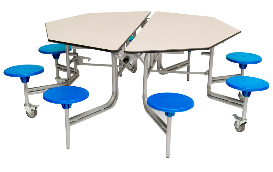 Sico 8 Seat Graduate Mobile Folding Octagonal Table Seating Unit ...