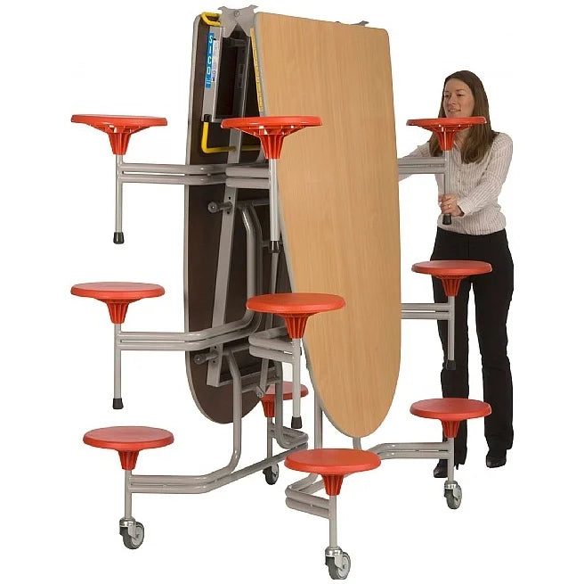 Sico Communicator Table Seating Unit - 12 Stools | Educational ...