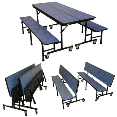 Mobile School Folding Dining Tables | Educational Equipment Supplies
