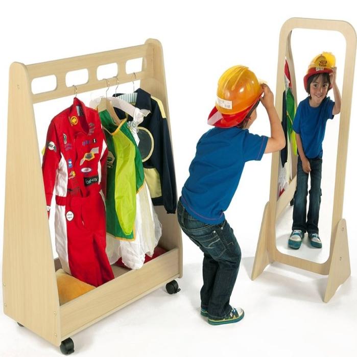 Playscapes Simple Dressing Up Trolley + Mirror Bundle | Educational ...