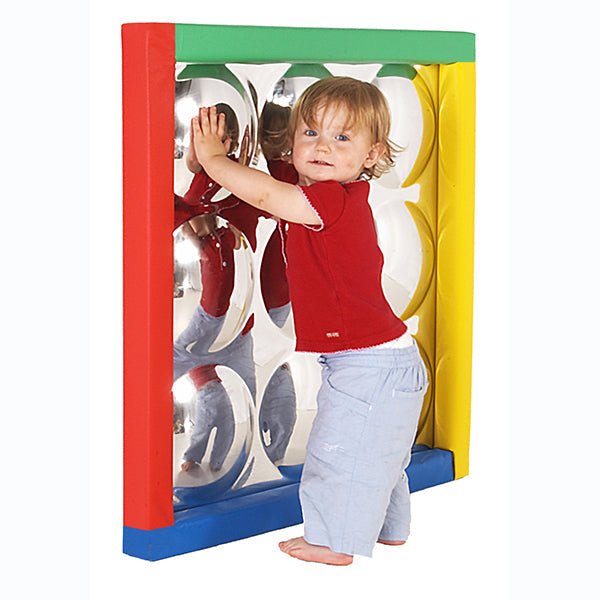 9 Bubbles Safety Mirror With Padded Frame 840 x 840mm | Educational ...
