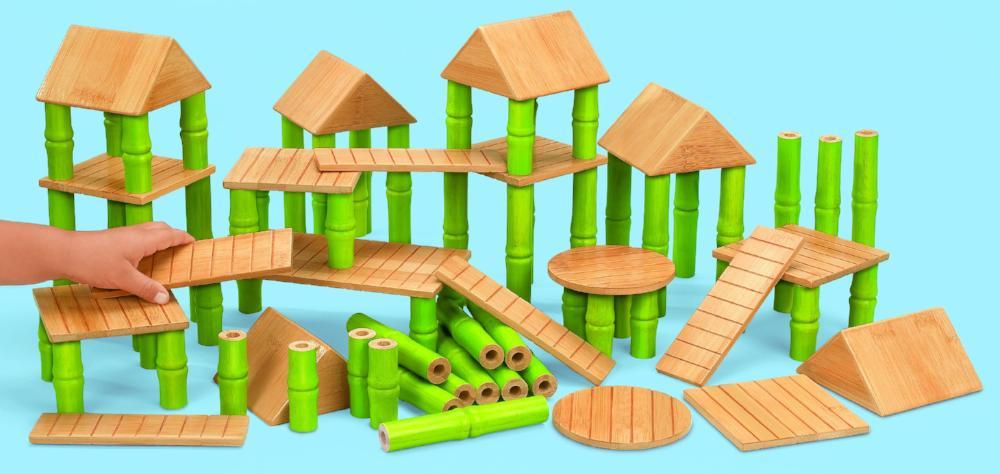 Bamboo Building Blocks - Class Set | Educational Equipment Supplies