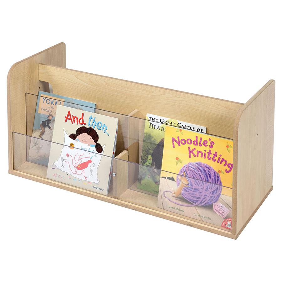 TW Nursery Solway Children's Double-Sided Perspex Book Box - Maple ...