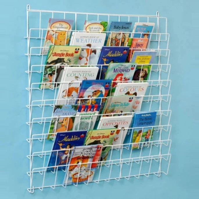 Square Wall Book Rack - H86 x W86 x D7cm | Educational Equipment Supplies