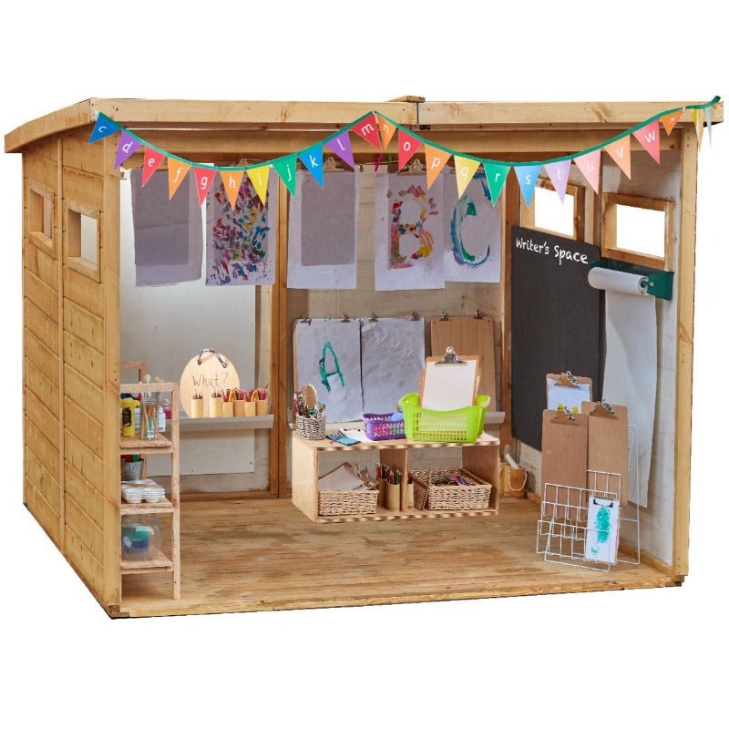 Children’s Outdoor Wooden Curriculum Cabin | Educational Equipment Supplies